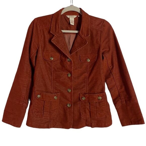 Sundance | Jackets & Coats | Sundance Blazer Sp Burnt Orange Corduroy ...